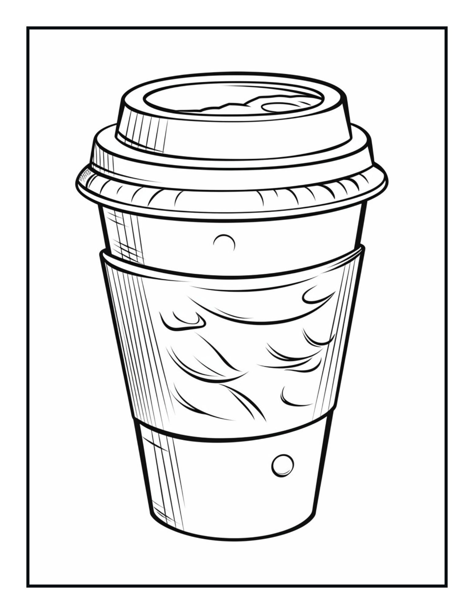 Coffee Coloring Pages Cafe Coloring Pages Coloring Pages Printable ...