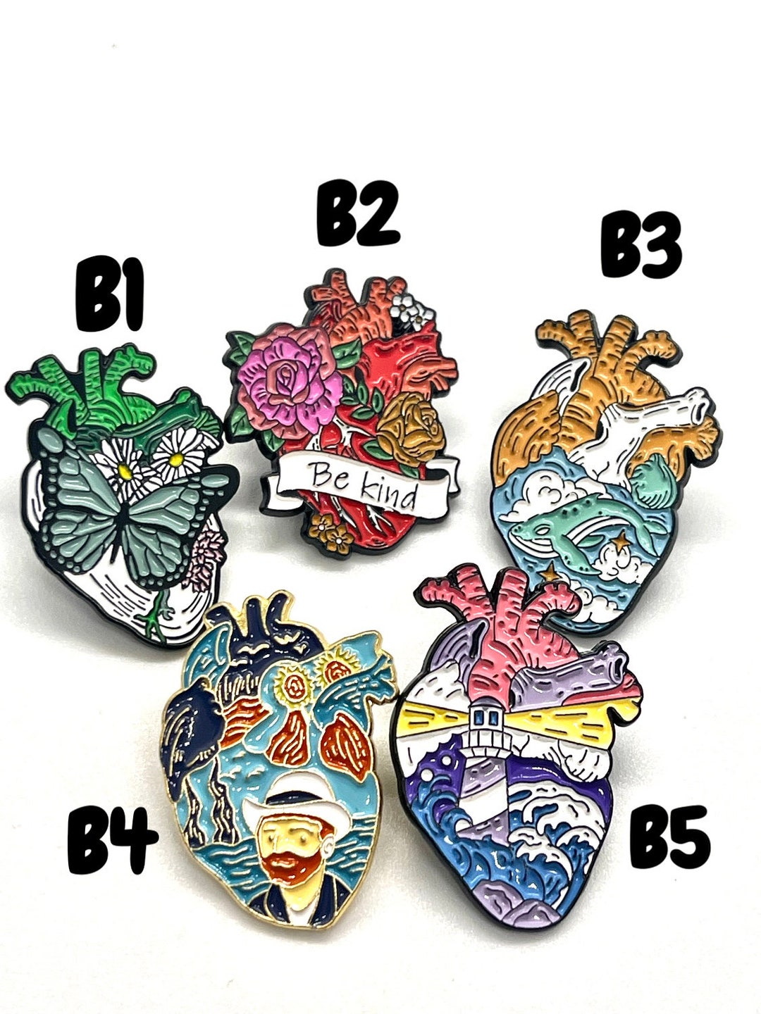 Colorful Mental Health, Nurse, Medical and Anatomical Organ Pins - Etsy