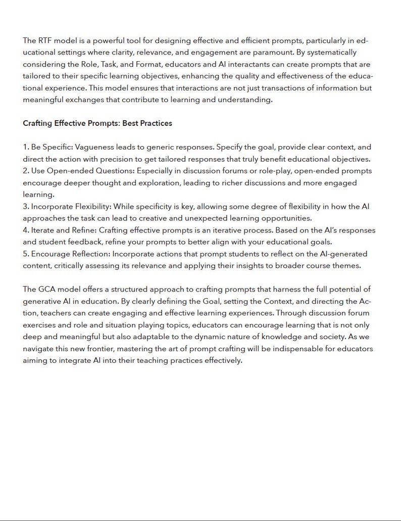 Teaching With Generative AI: Practical Approaches and Sample Lesson ...