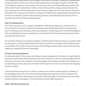 Teaching With Generative AI: Practical Approaches and Sample Lesson ...