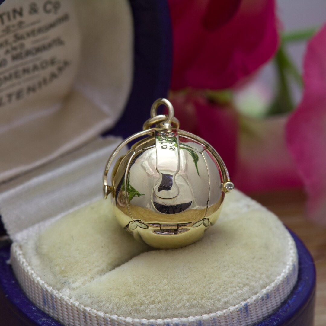 Vintage 9ct Gold & Silver Masonic Orb/cross Pendant Charm - 8.5g - Etsy