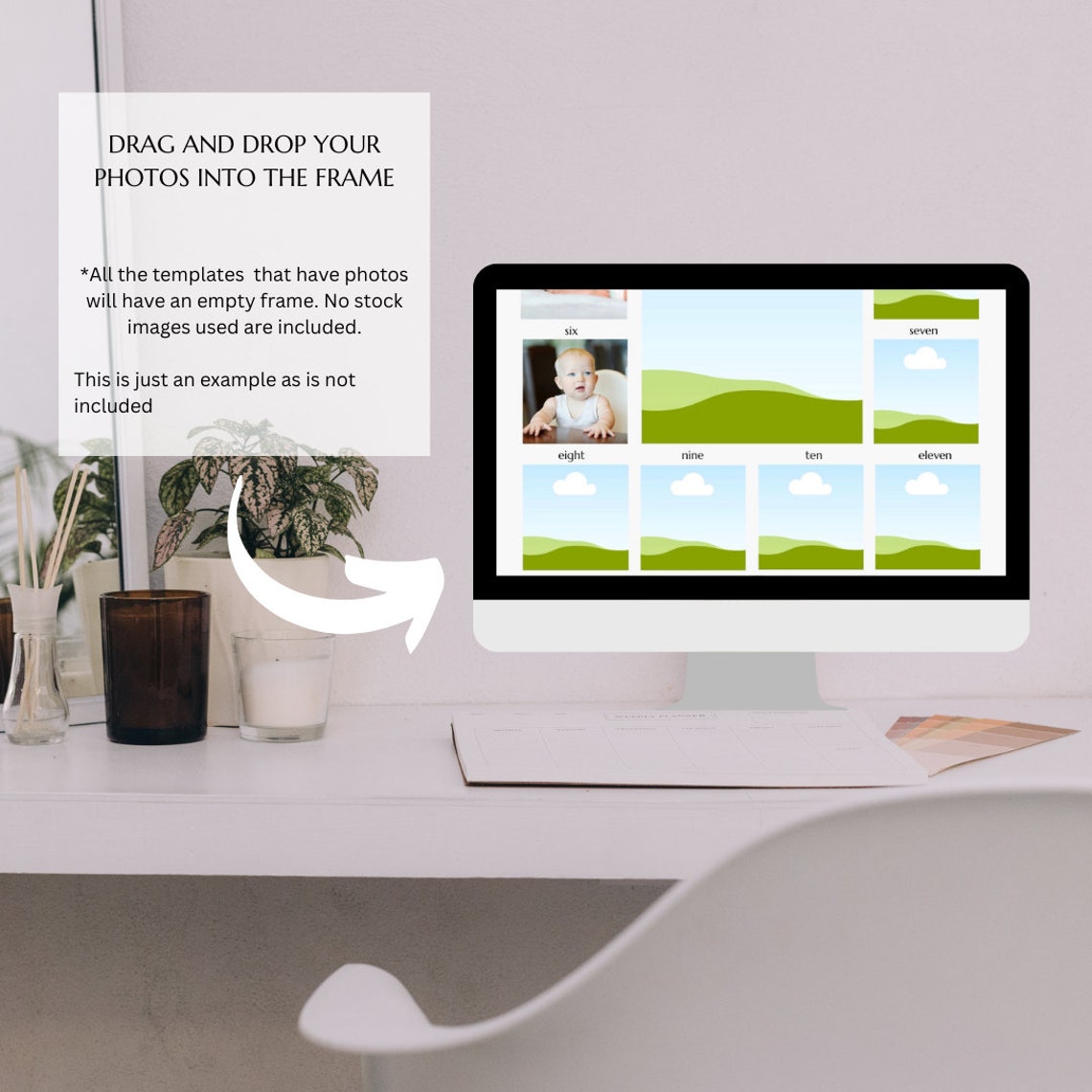 Baby's First Year Poster Template Editable Template 1st Birthday Poster ...