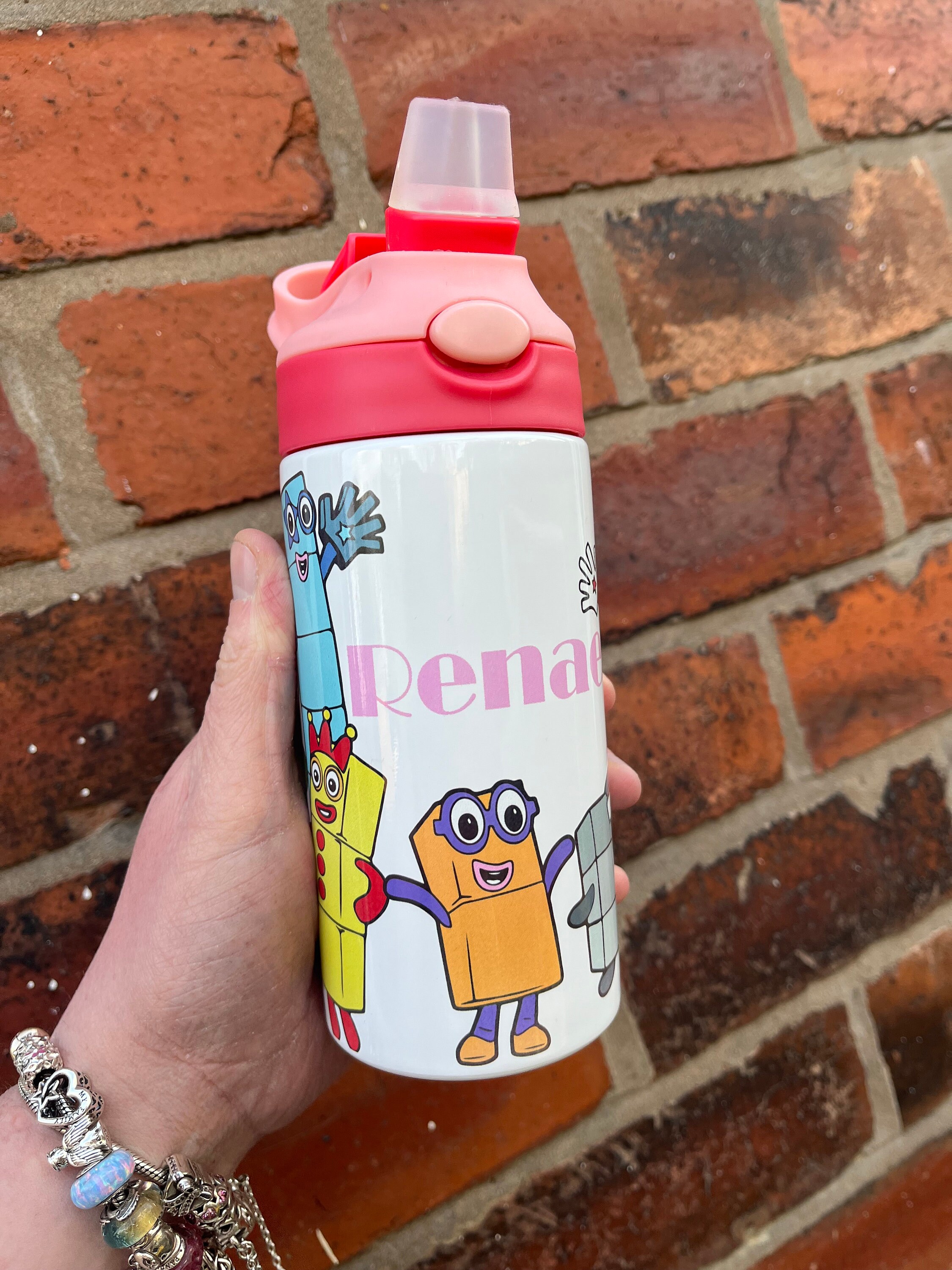 Numberblocks Custom Personalised Childrens Water Bottle Tumbler - Etsy