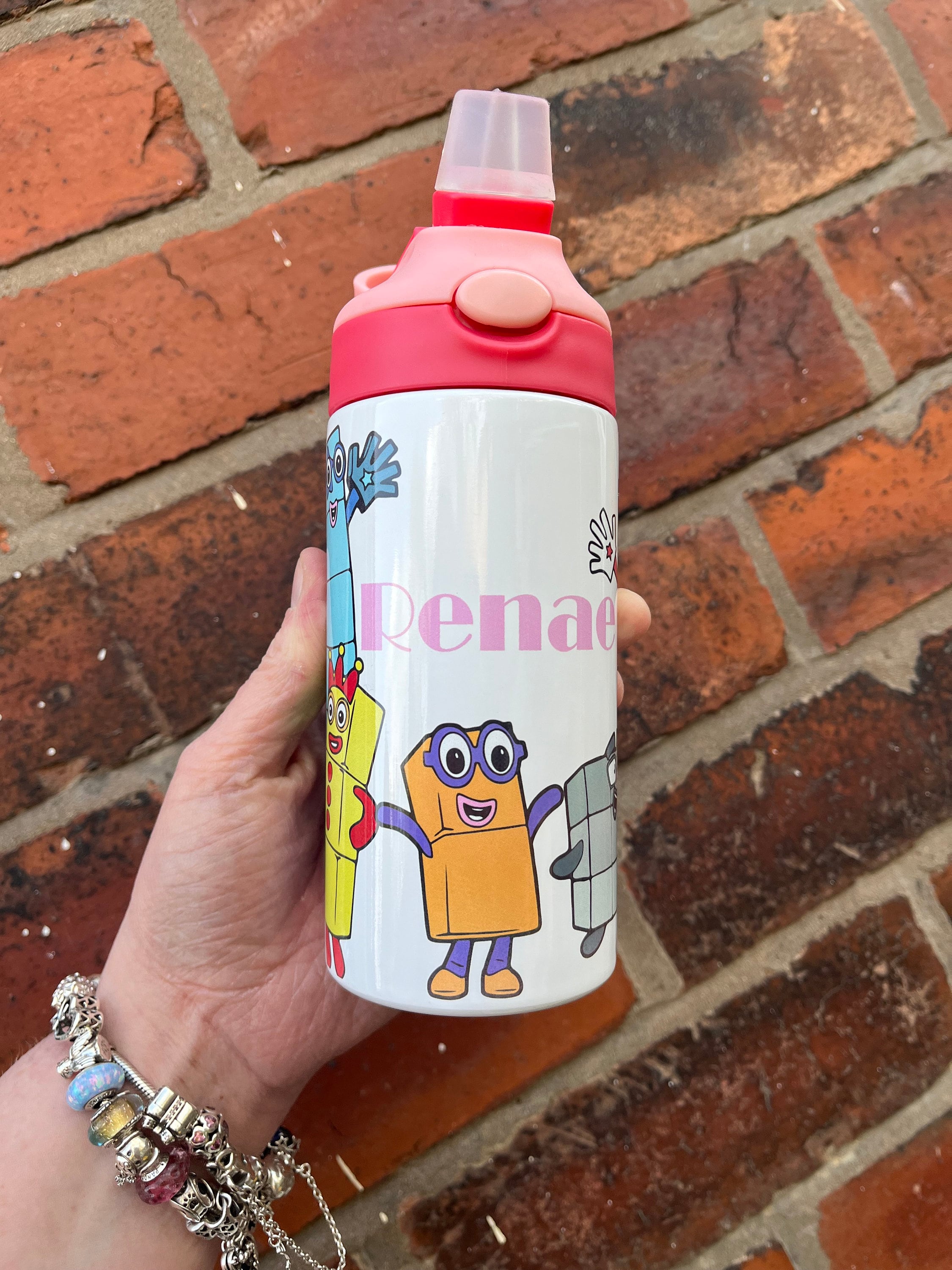 Numberblocks Custom Personalised Childrens Water Bottle Tumbler - Etsy