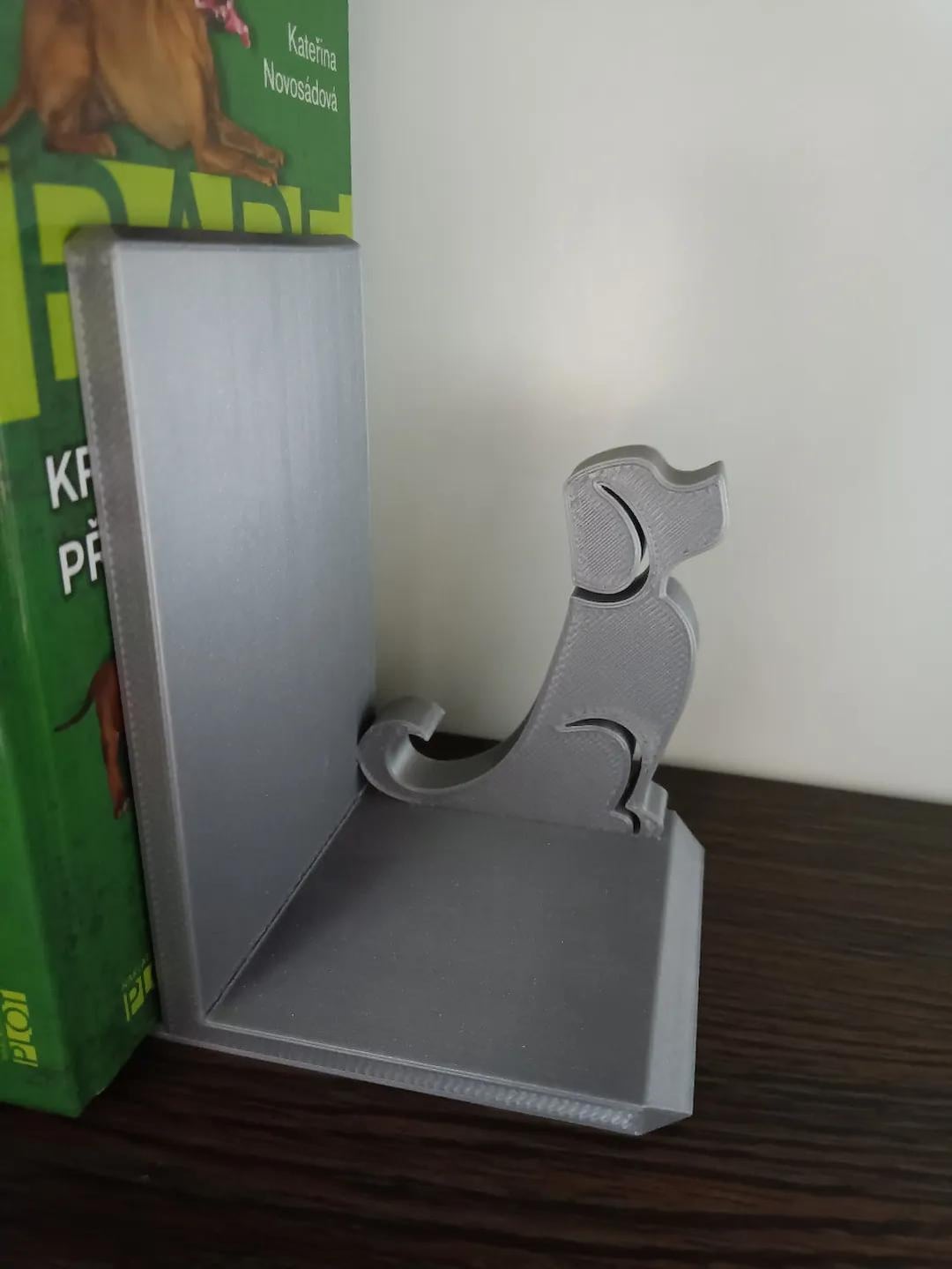Just3dprintings Dog Bookend | Dog-themed Book Holder - Etsy