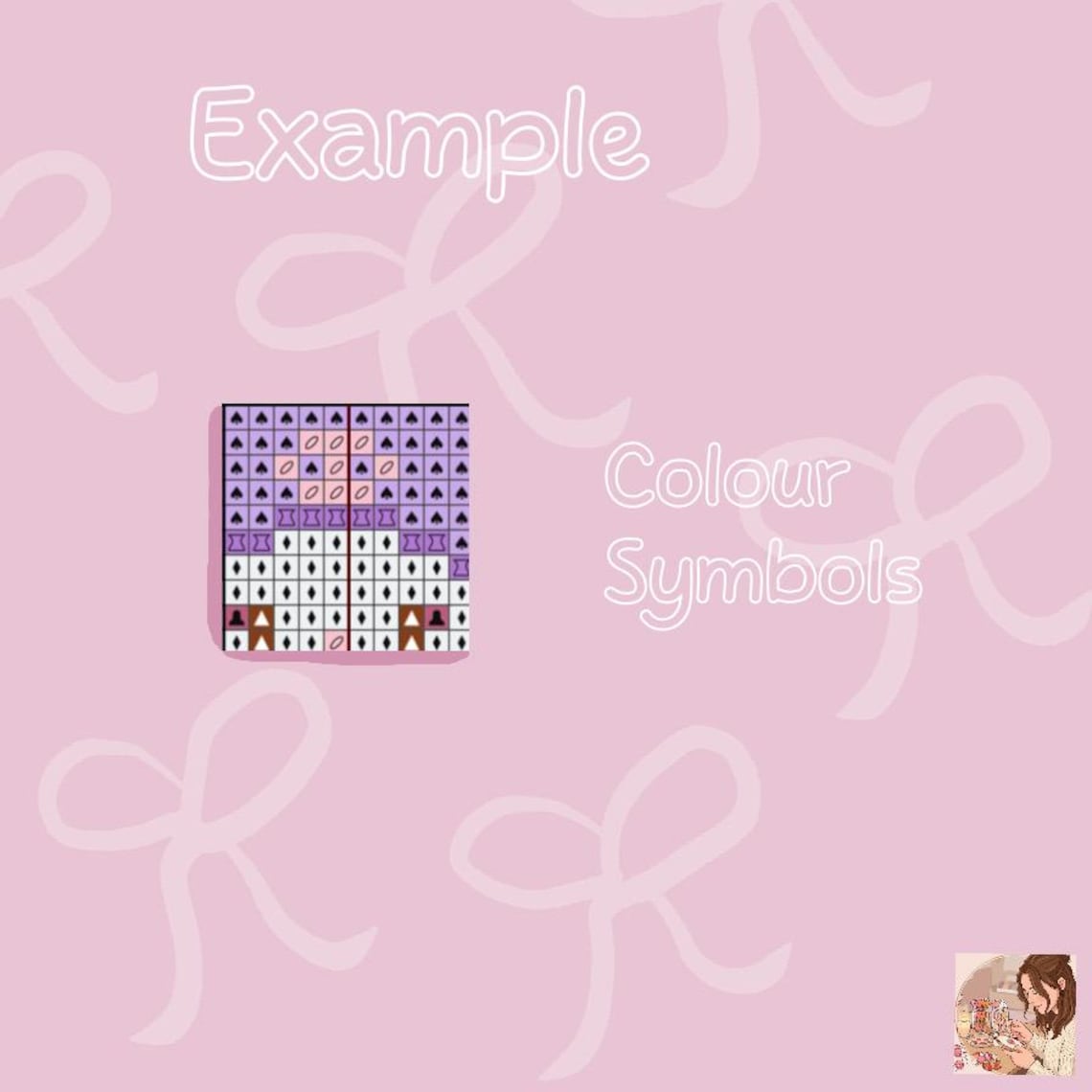 Patrón de punto de cruz Kawaii Pastel Friends – Muestrario para ...