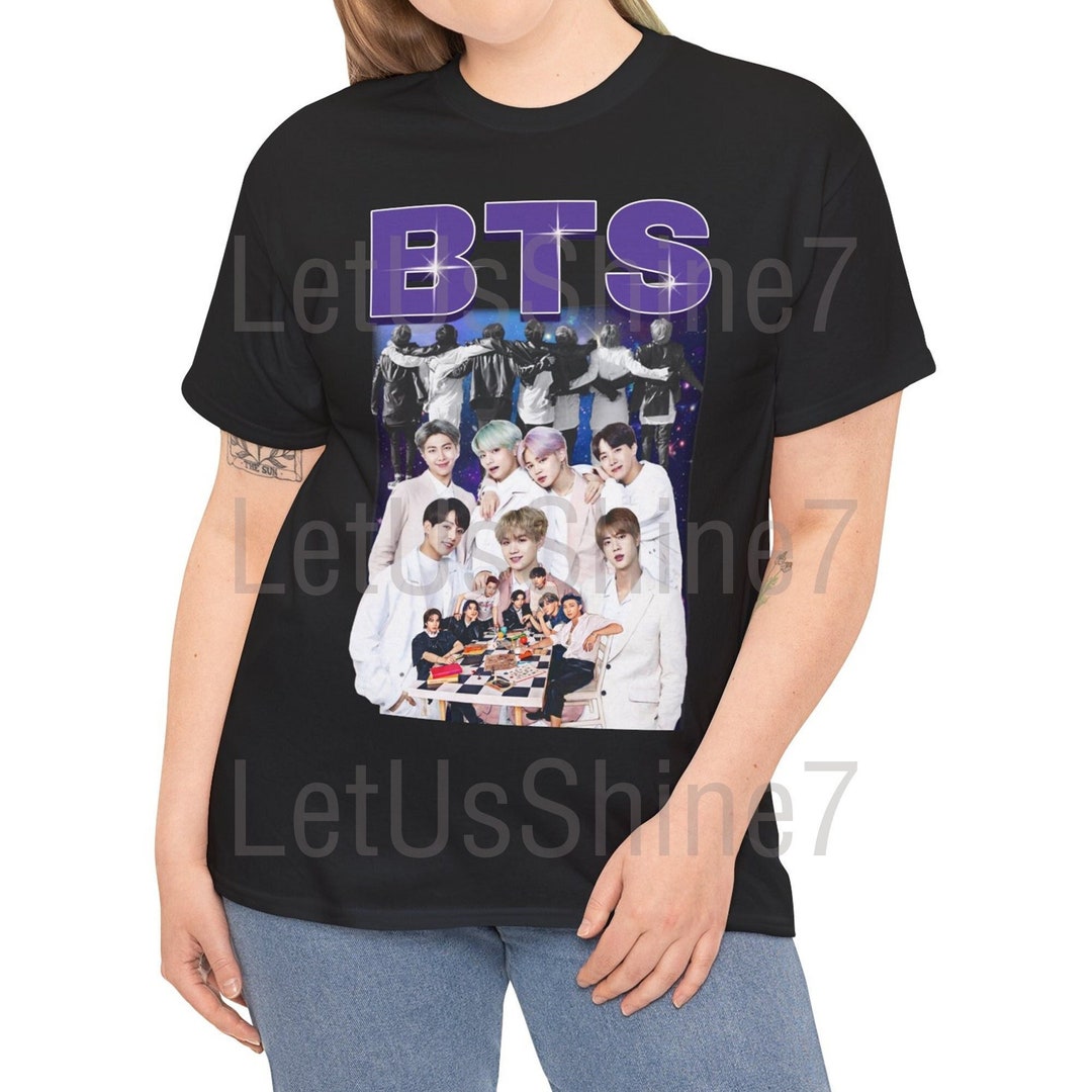 BTS OT7 Fan Shirt, Bangtan Shirt, Bangtan BTS Vintage Design Shirt ...