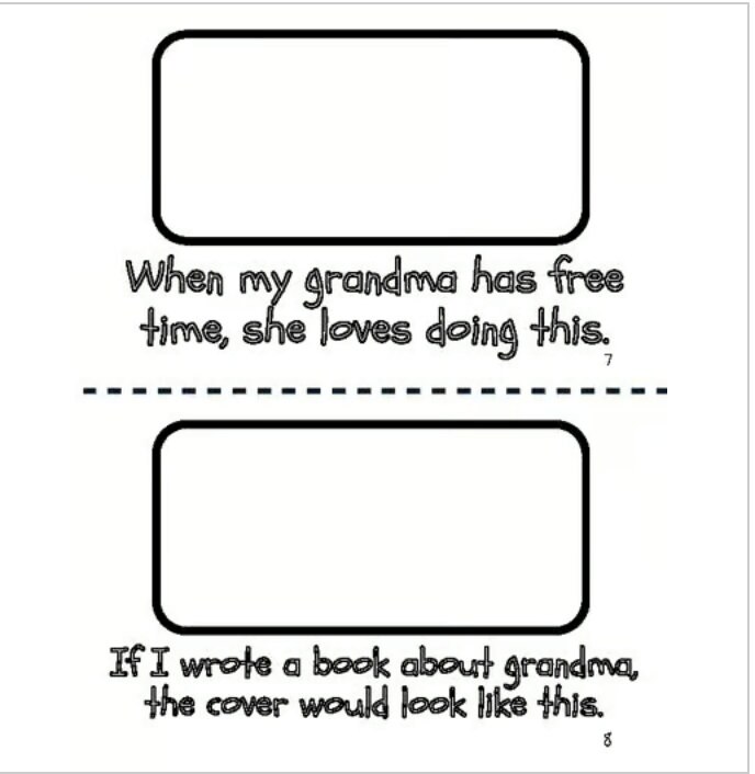 All About My Grandma/nana Personalized Book for Kids | Grandparents Day ...