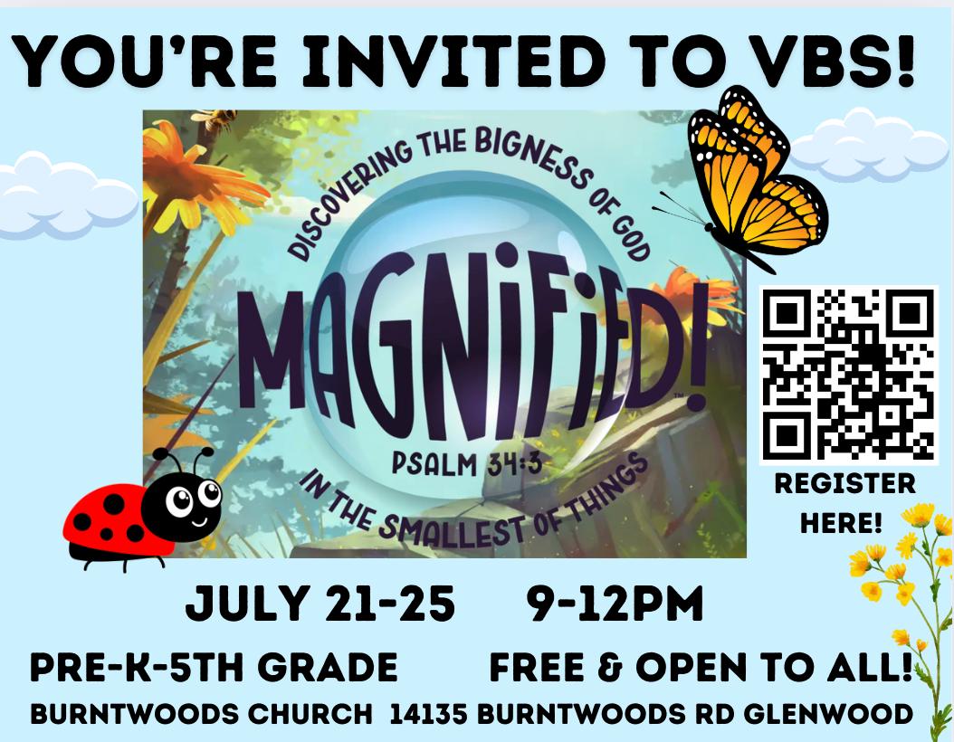 Magnified VBS Invitation | Lifeway Vacation Bible School Flyer - Etsy