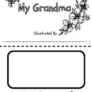 All About My Grandma/nana Personalized Book for Kids | Grandparents Day ...