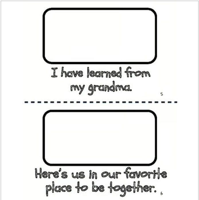 All About My Grandma/nana Personalized Book for Kids | Grandparents Day ...