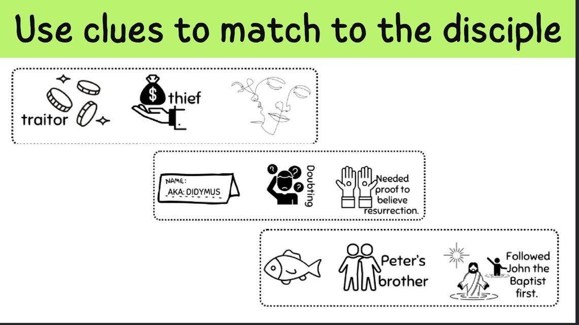 Who Were the 12? | Bible Movement Game for Disciples | Apostle Trivia ...