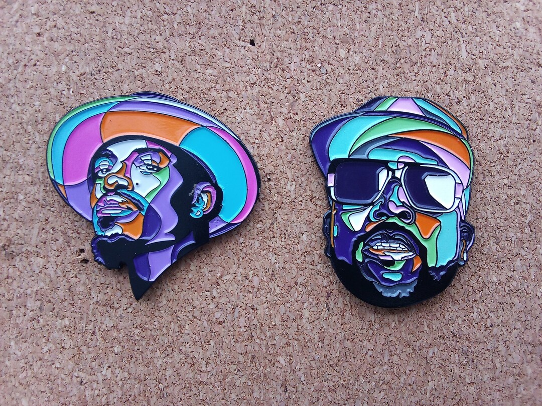 Outkast Enamel Pin Set 2 Pins Andre 3k and Big Boi - Etsy