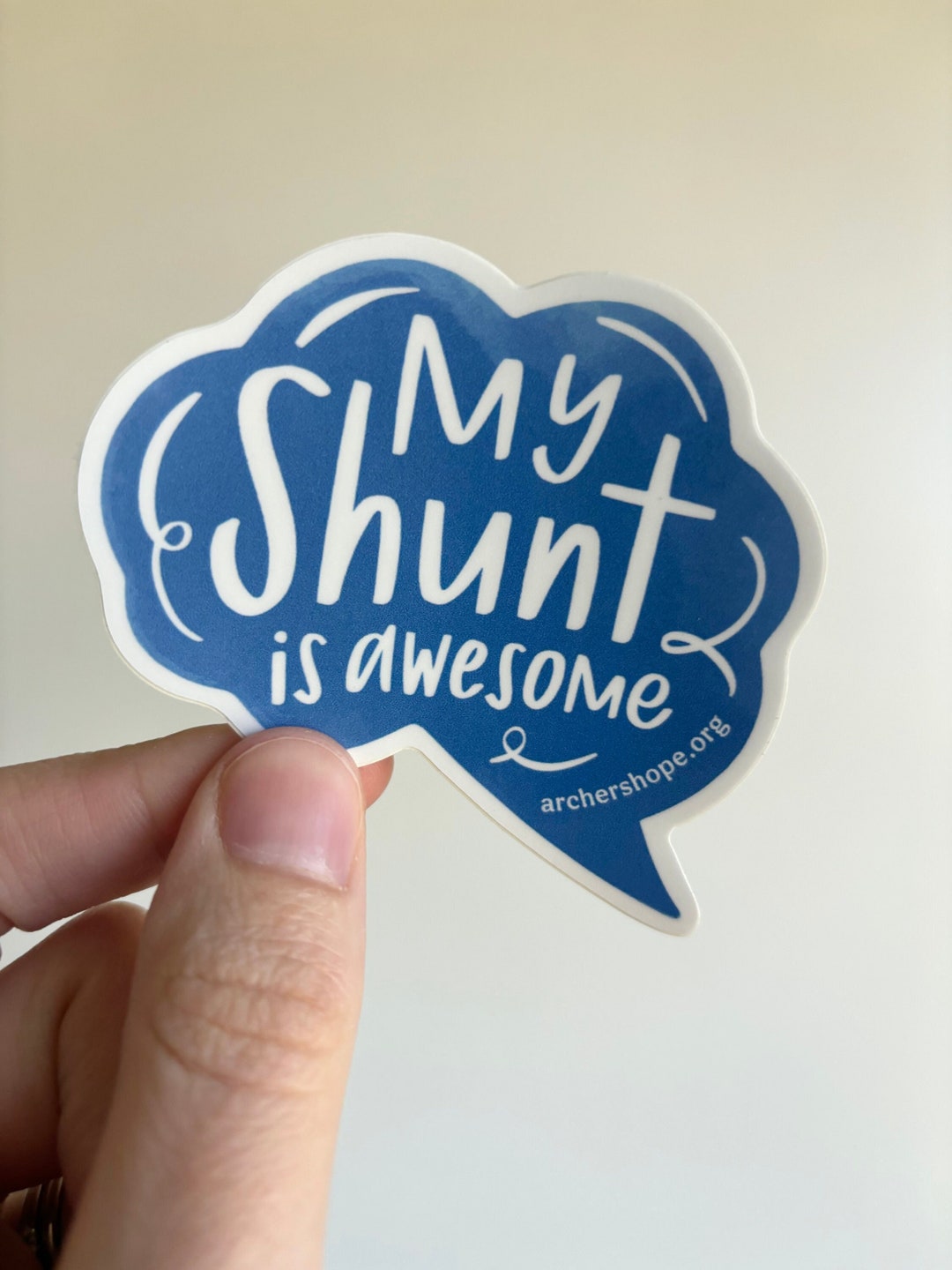 Shunt Sticker (waterproof), VP Shunt, Hydrocephalus Awareness - Etsy
