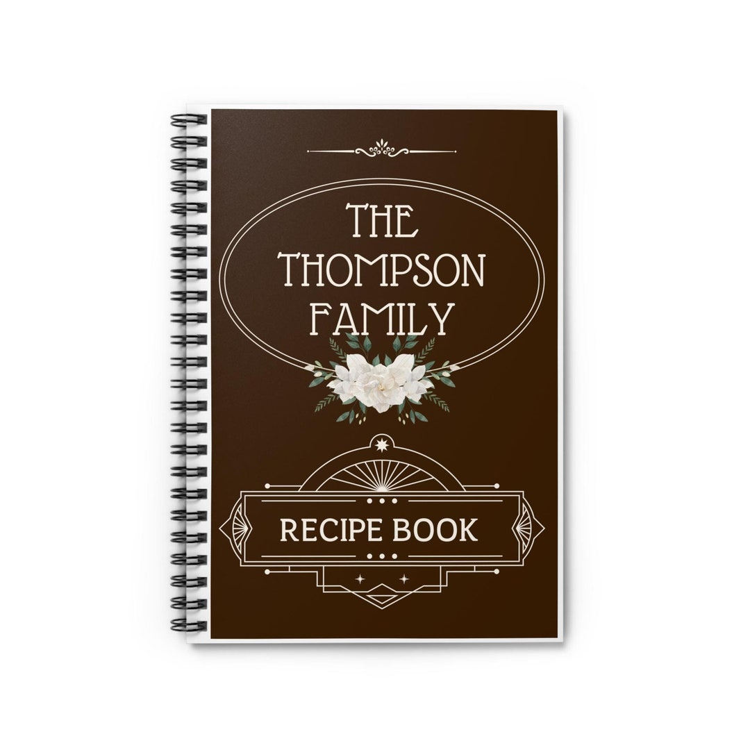 Personalized Recipe Book Family Recipe Book, Gift for Mom, Wife, Him or ...