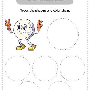 Shape Coloring for Kids, Back to School Shaps Workbook, Shape ...