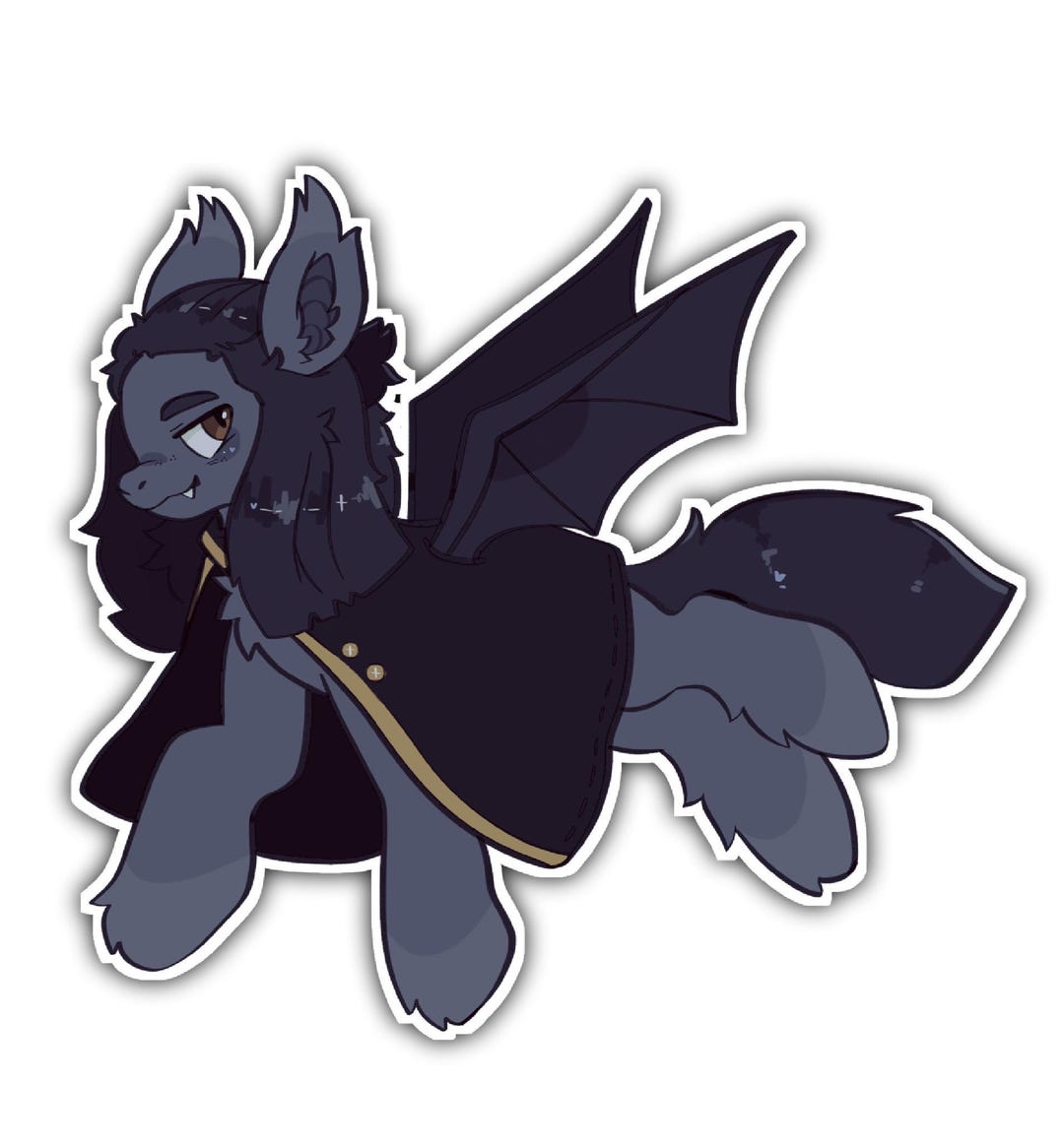Nandor Pony Sticker - Vamp - My Little Pony - Etsy