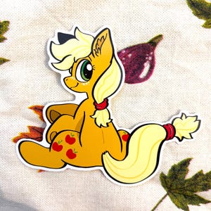 Applejack Sticker Turnover My Little Pony - Etsy