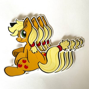 Applejack Sticker Turnover My Little Pony - Etsy