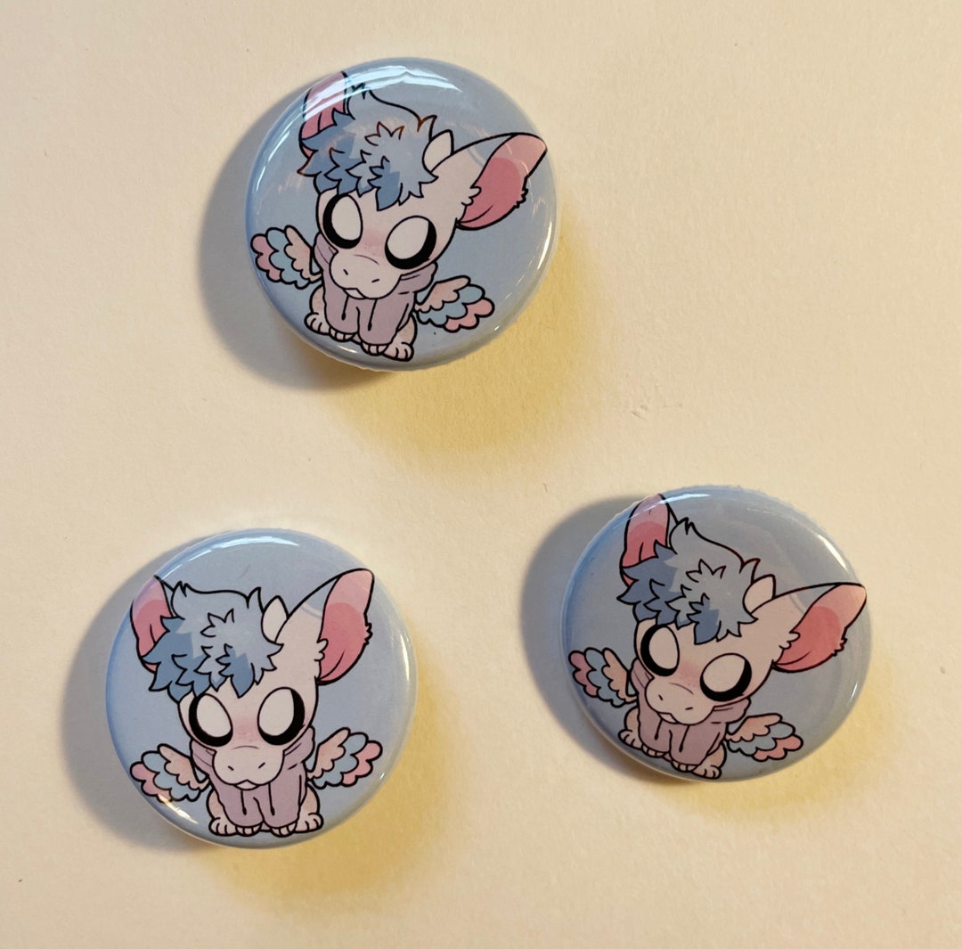 Dragon Button - Furry - Etsy