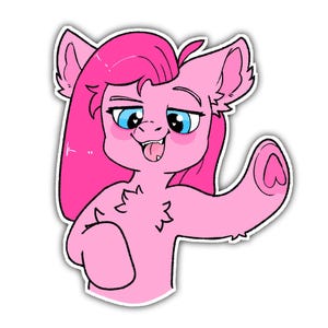 Pinkie Pie Sticker - Pinkamena - My Little Pony - Etsy