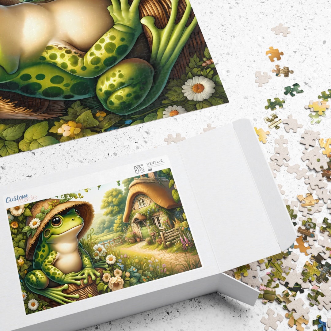Enchanted Cottage Frog Jigsaw Puzzle for Adults up to 1000 Pieces ...