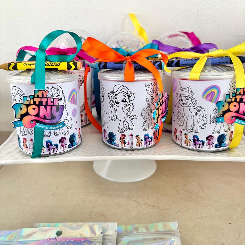 COLORING PRINGLES, My Little Pony - Etsy