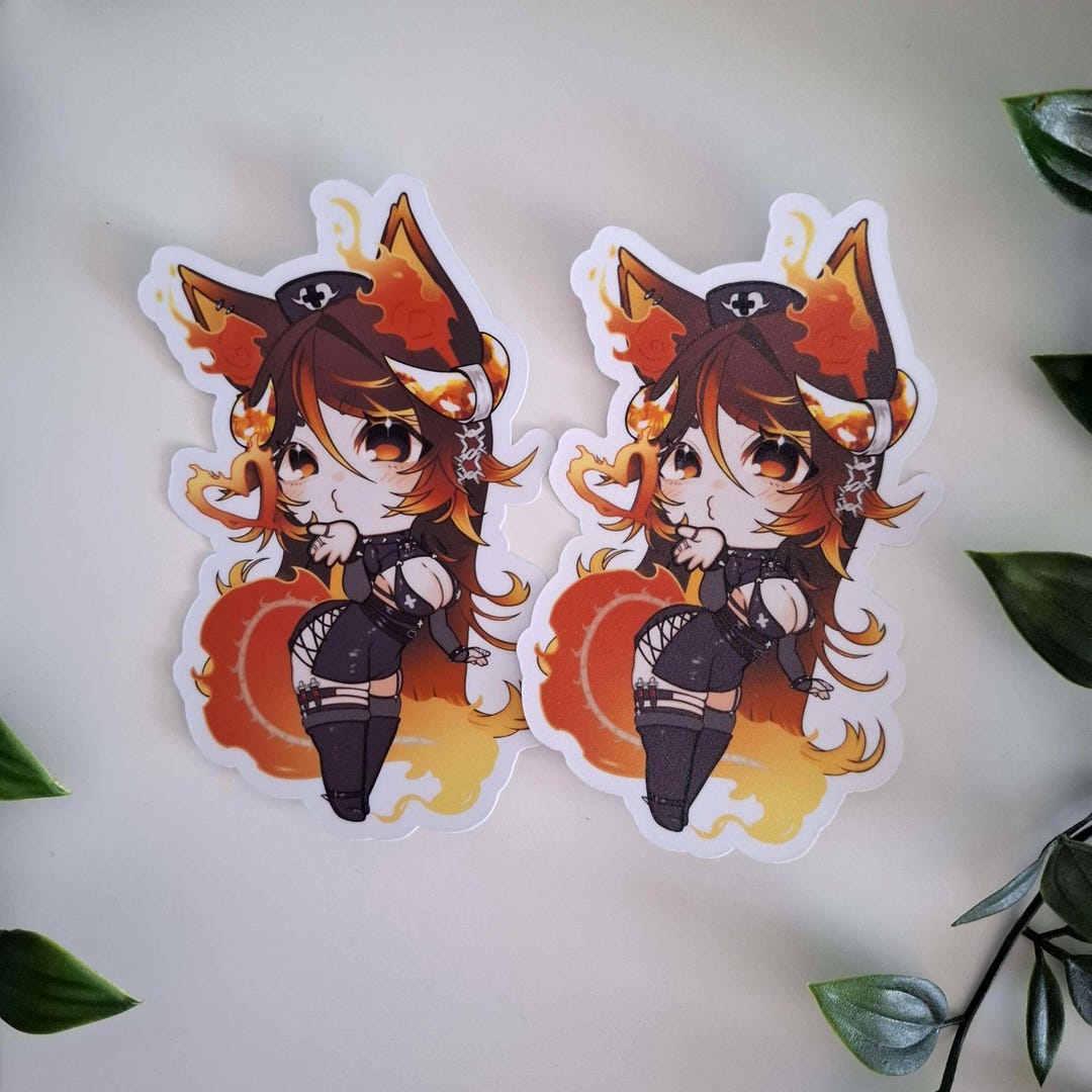 Vtuber-sticker | Demon Nurse Sinder Vtuber Kisses - Etsy