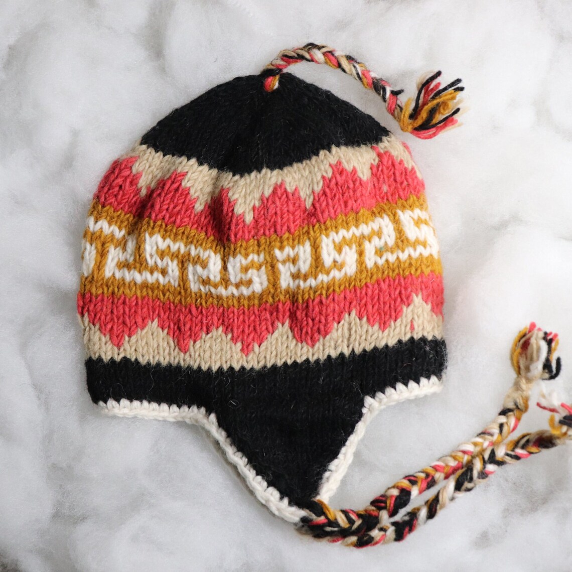 Himalayan Sherpa Hat, Handmade in Nepal, Sherpa Mütze - Etsy