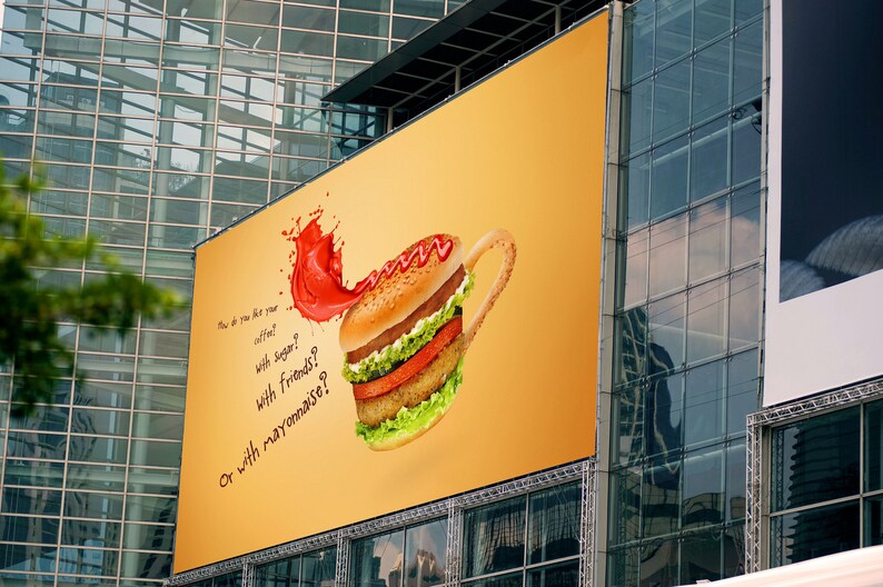 Billboard Advertising Mockup Realistic Billboard Mockup High-resolution ...