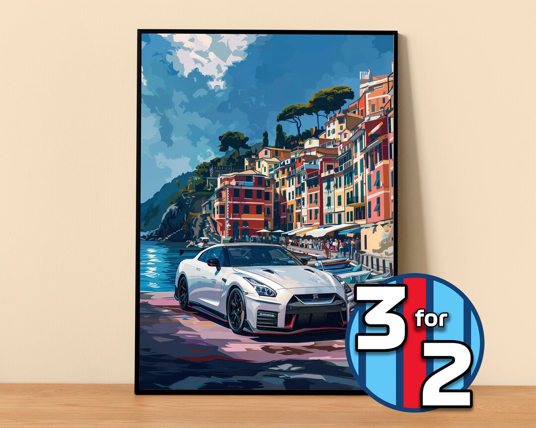 Nissan Poster GT-R R35 Poster 9200.3 JDM Wall Decor JDM Art ...