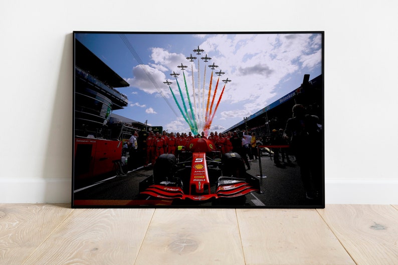 Scuderia Ferrari F1 Poster Ferrari F1 Print F1 Wall Decor Formula 1 ...