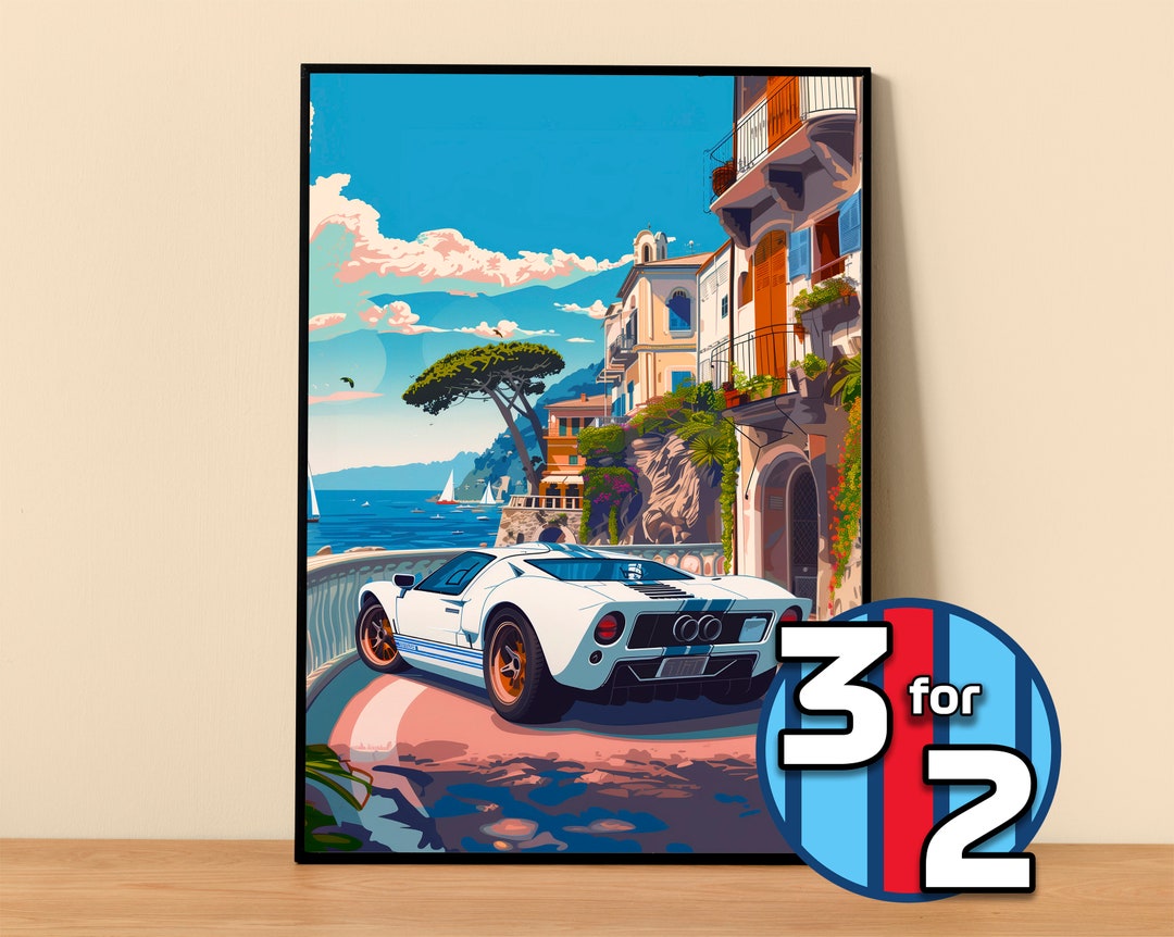 Ford Poster Ford GT40 Poster 9300.1 Ford Wall Decor Ford Art ...