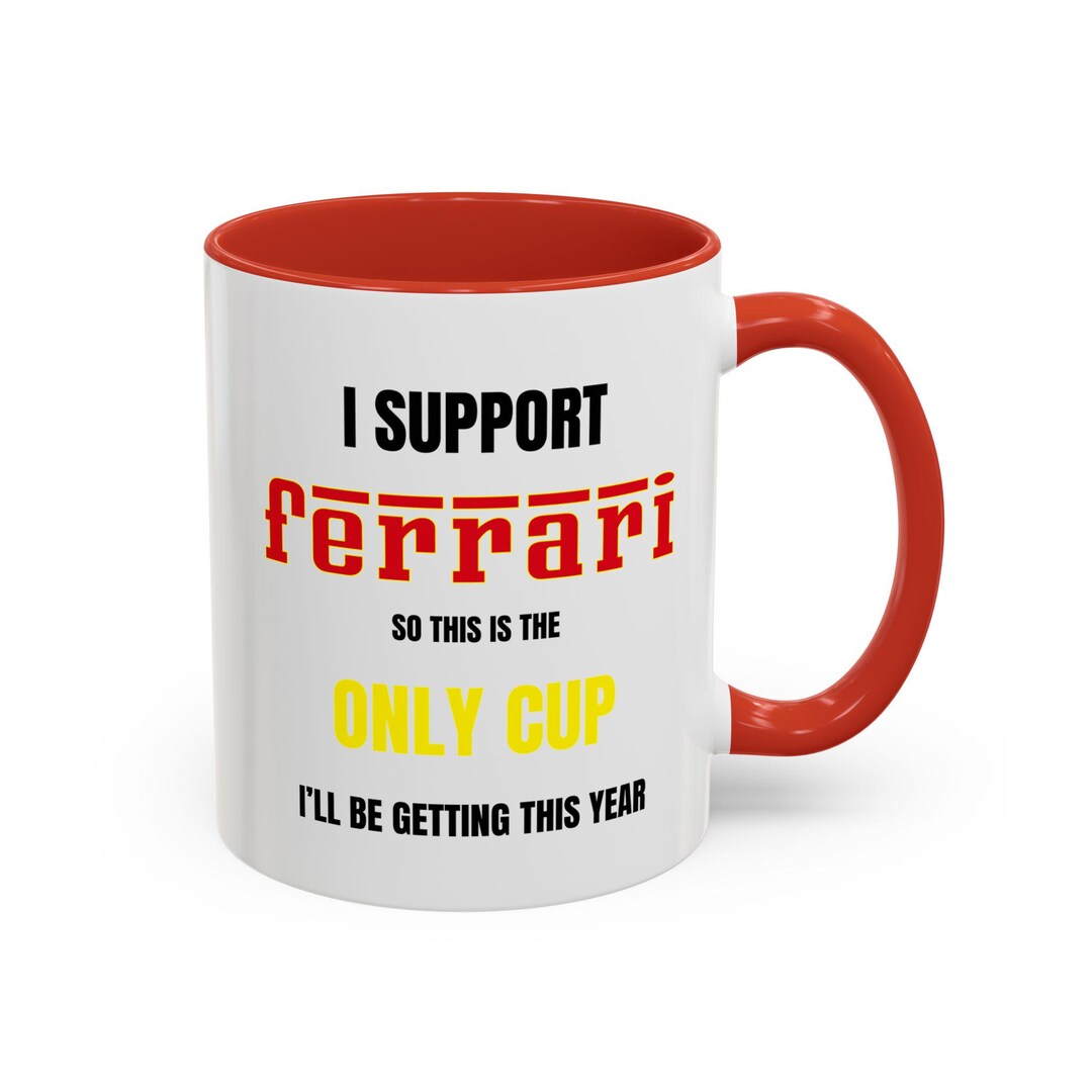 Ferrari Mug, Ferrari F1 Funny Novelty Gift, Formula 1 Racing Cup ...