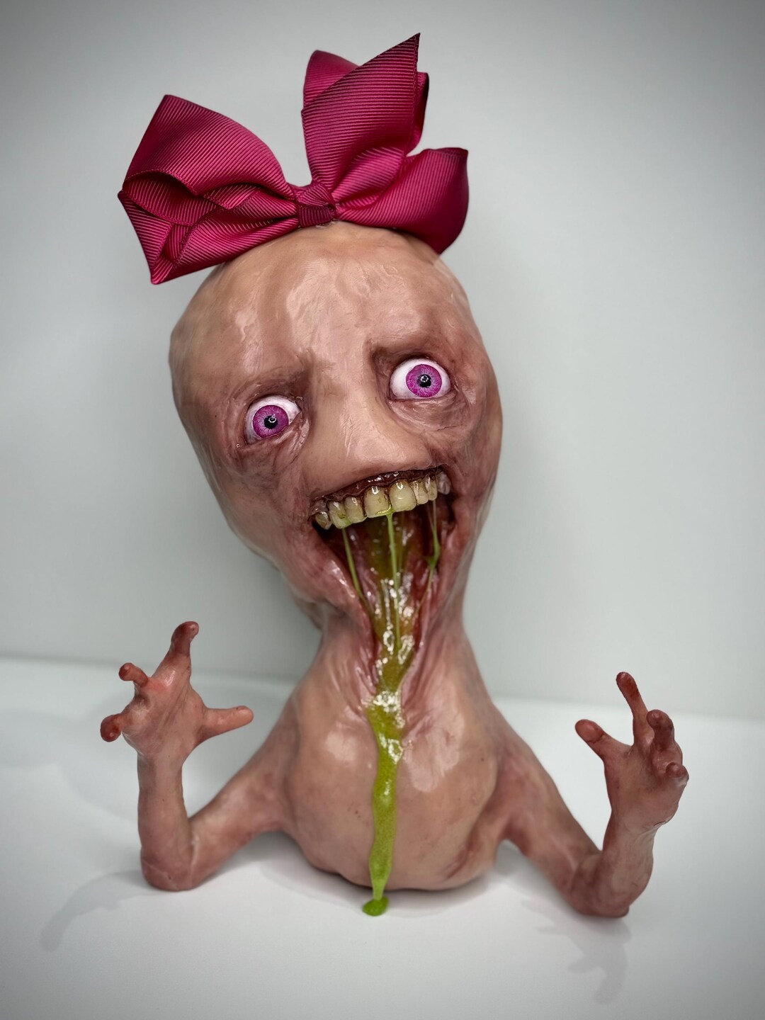 The Vomitling – Handmade Horror Polymer Clay Sculpture, Creepy Cute ...