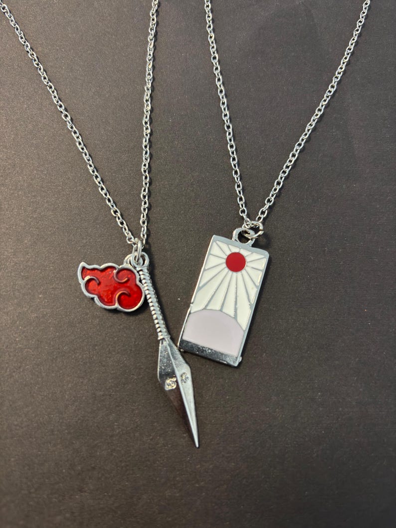 Anime Necklace, Demon Slayer Nacklace, Kimetsu No Yaiba Necklace, Anime ...