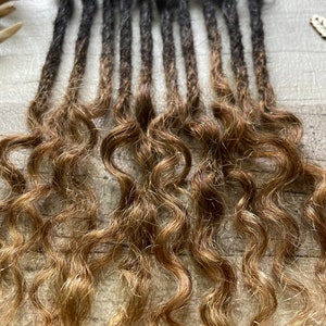 X10 Ombre Deep Wave 100% Human Hair Dreadlock Extensions 17 Inch - Etsy