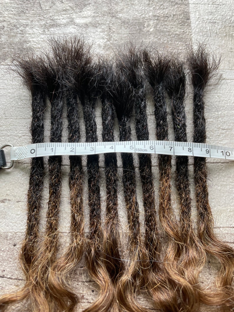 X10 Ombre Deep Wave 100% Human Hair Dreadlock Extensions 17 Inch - Etsy