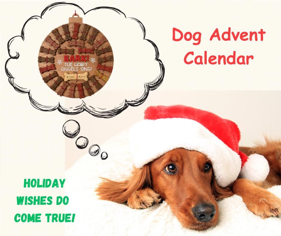 Dachshund Dog Advent Calendar for Holidays Christmas Home Decor ...