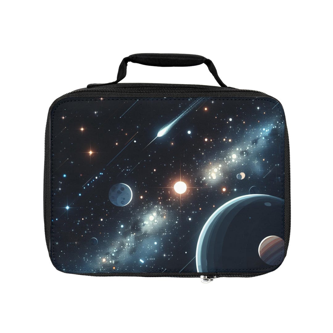 Space Lunch Bag, Galaxy Lunch Box, School Kids Lunch Tote, Sci-fi ...