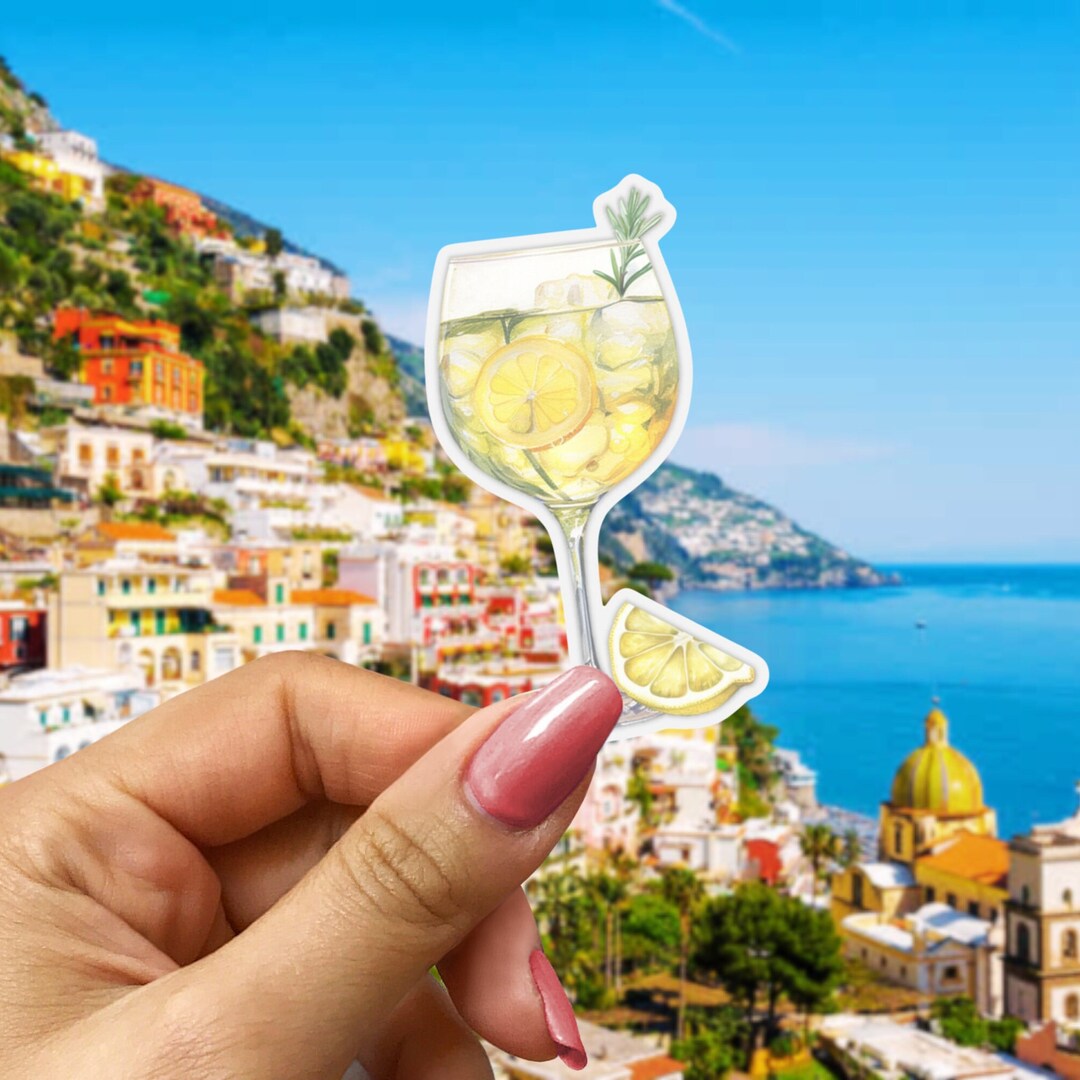 Limoncello Spritz Vinyl Decal Sticker, Cocktail Sticker, Classic ...