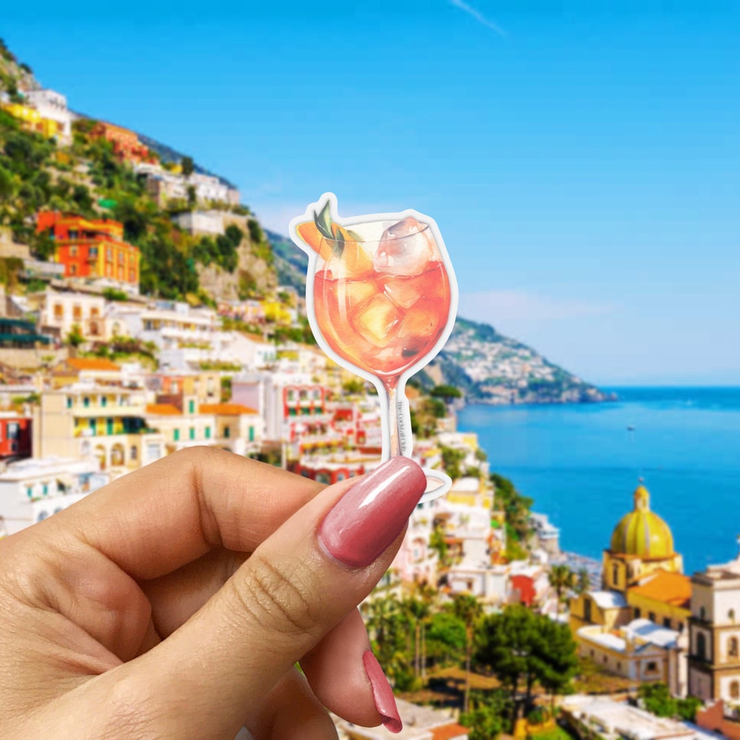 Aperol Spritz Vinyl Decal Sticker, Cocktail Sticker, Classic Cocktail ...