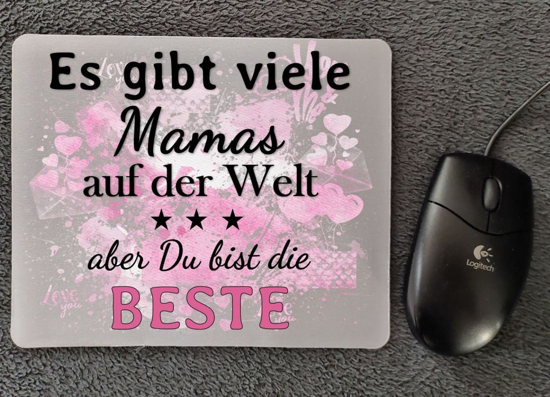 Mousepad Mousepad Incl. Print Saying Mom Gift Mother's Day Birthday - Etsy