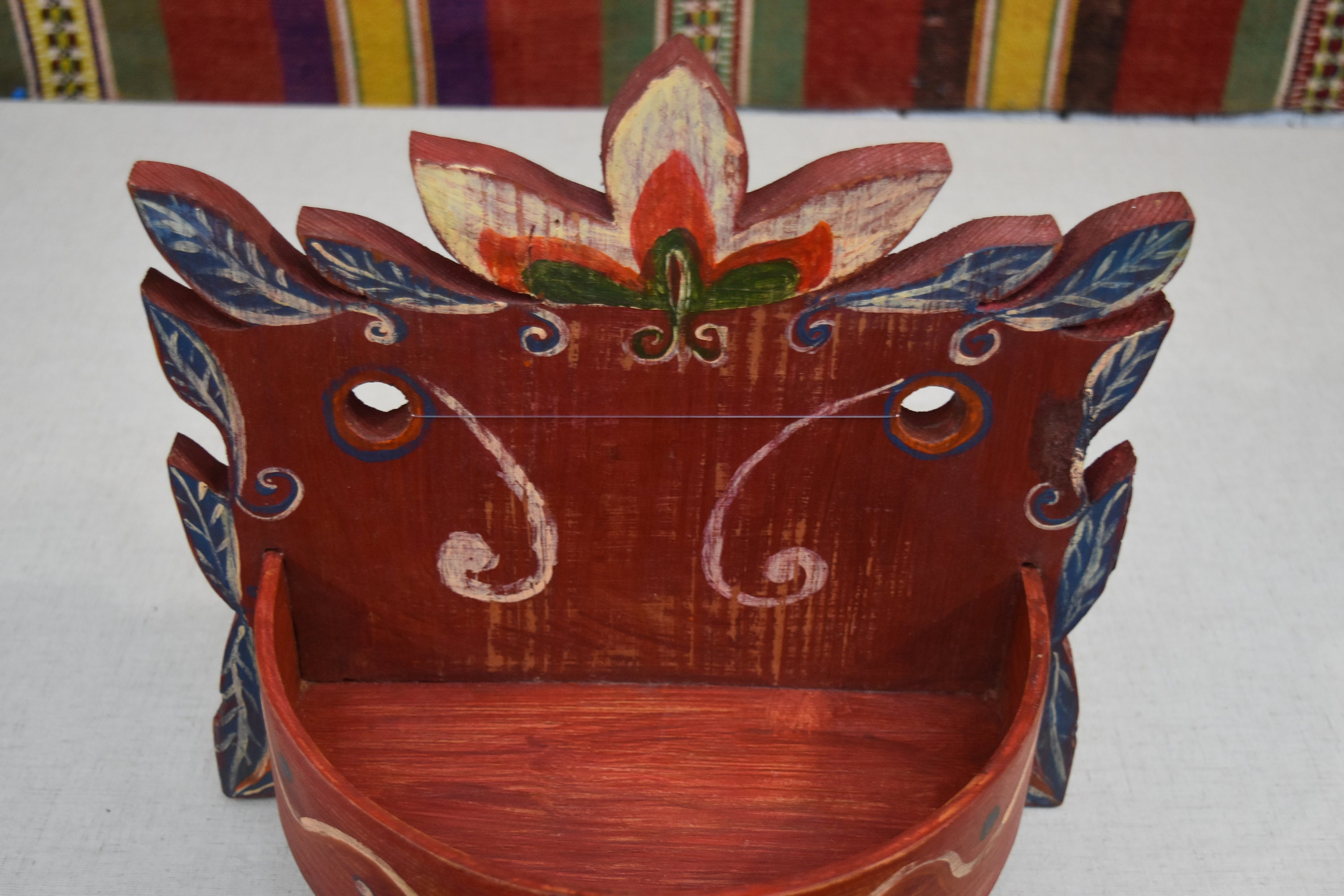 Antique Shelf Wooden Shelf Small Wall Shelf Hanging Shelf Wall Shelf ...