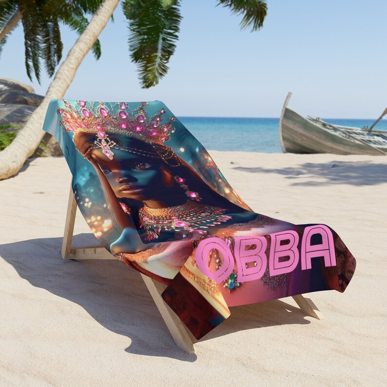 OBBA Beach Towels, Yoruba Towel, Yoruba Art, Towel for Devotees and ...