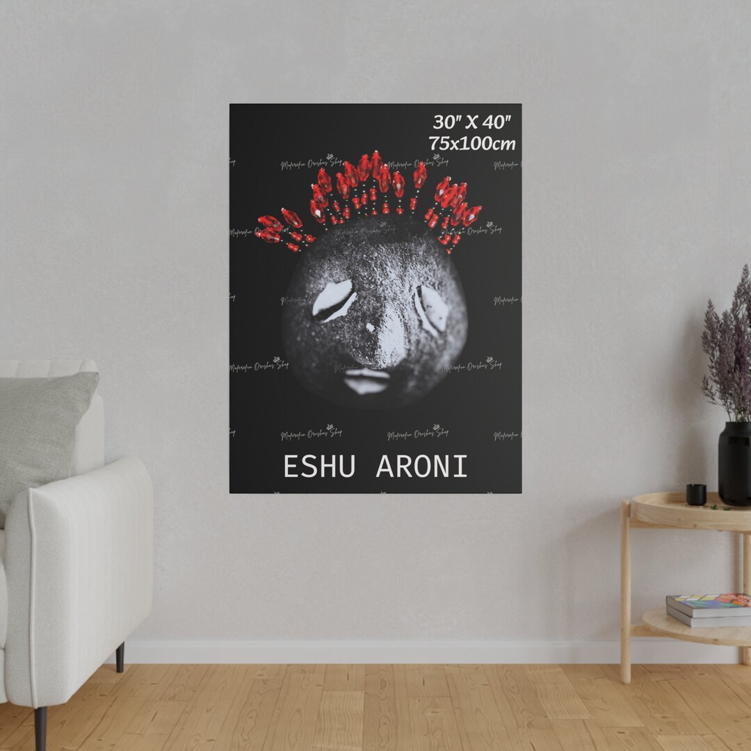 Personalized Matte Canvas Painting, With a Photo of Your ELEGGUA Plus ...