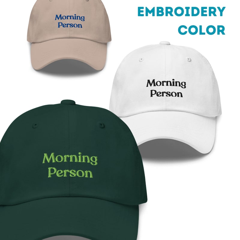 Morning Person Hat - Etsy