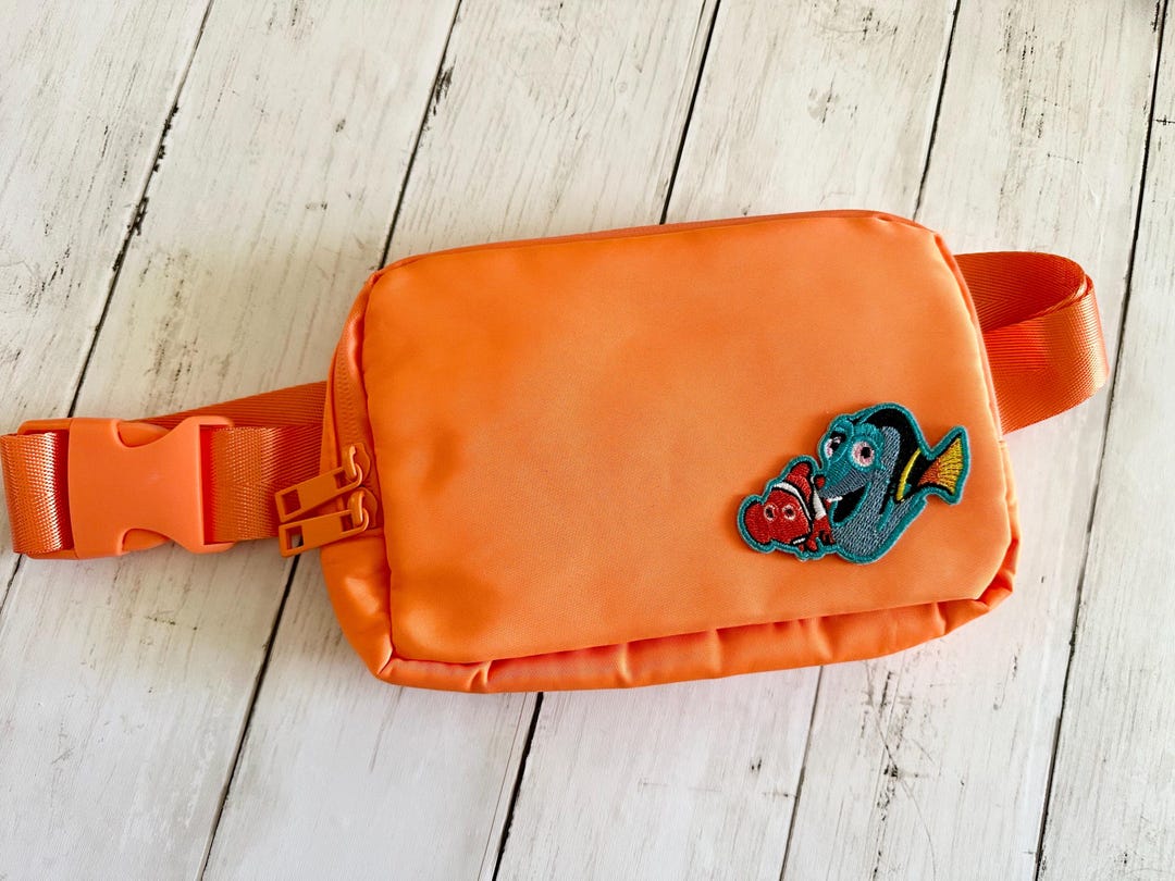 BUNDLE Disney Pixar Finding Nemo Dory Inspired Crossbody Bag and Patch ...