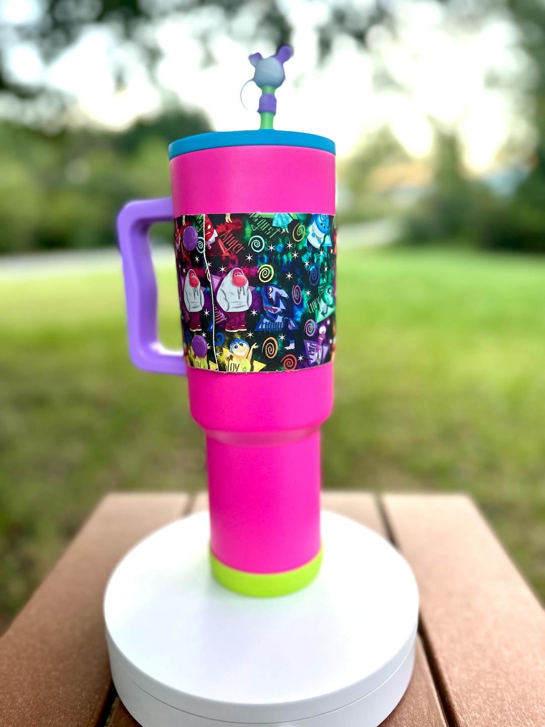 Disney Pixar Inside Out Fan Inspired Tumbler Wrap – Custom Changeable ...