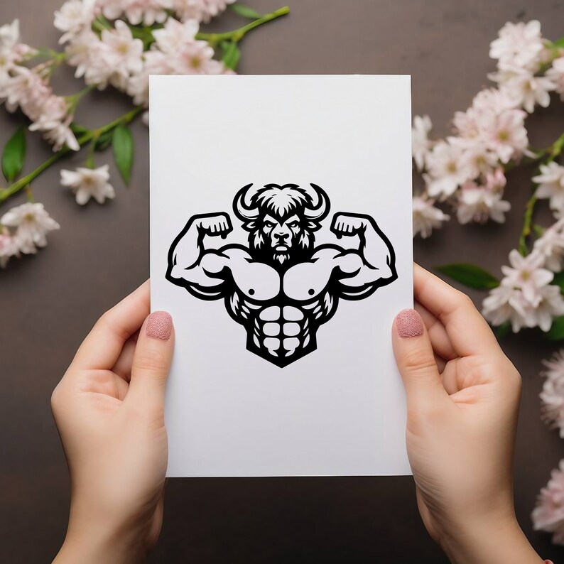 12 SVG Bodybuilder Designs Bundle, Bodybuilding Logo Vector, Animal ...